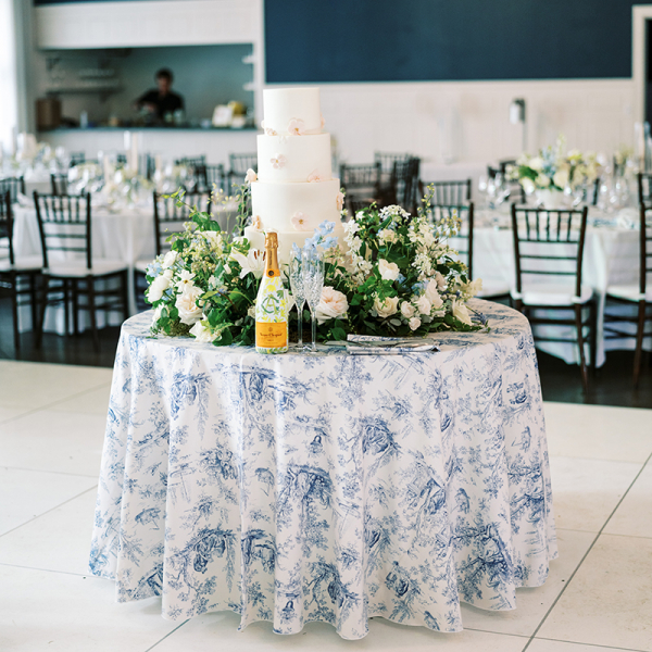 Blue Toile | Linen Rentals | Premiere Events