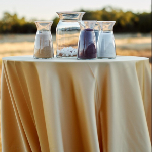 Champagne Brushed Satin | Linen Rentals | Premiere Events