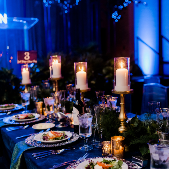 Royal Gold Stands | Event Decor Rentals | Premiere Events