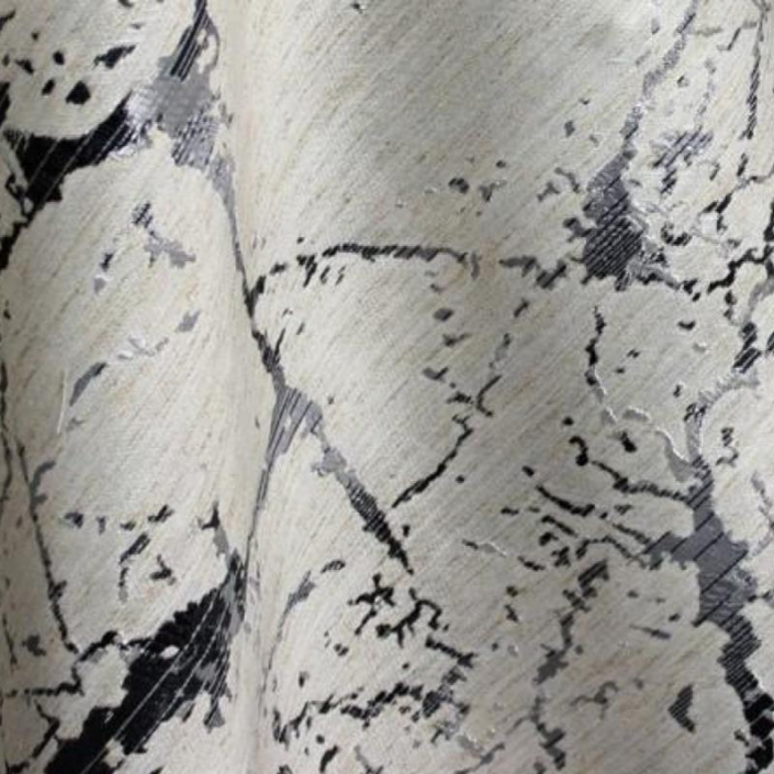 Black-Silver Metallic Marble | Linen Rentals | Premiere Events