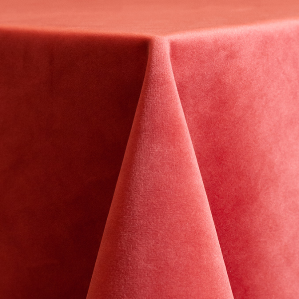 Coral Velvet | Linen Rentals | Premiere Events