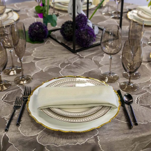 Aurora Smoke Glassware Rentals | Premiere Events