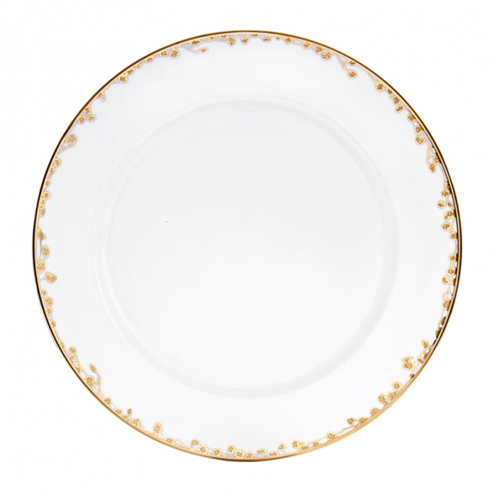 Fleur Charger / Buffet Plate | China Rentals | Premiere Events