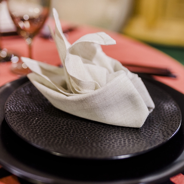 Black Cobble Salad Plate Rentals | Premiere Events