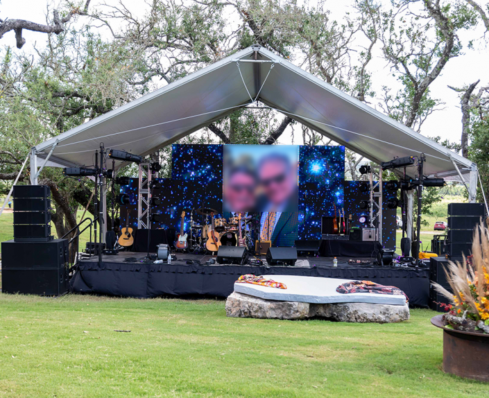 Band Shell Tents Rentals | Premiere Events