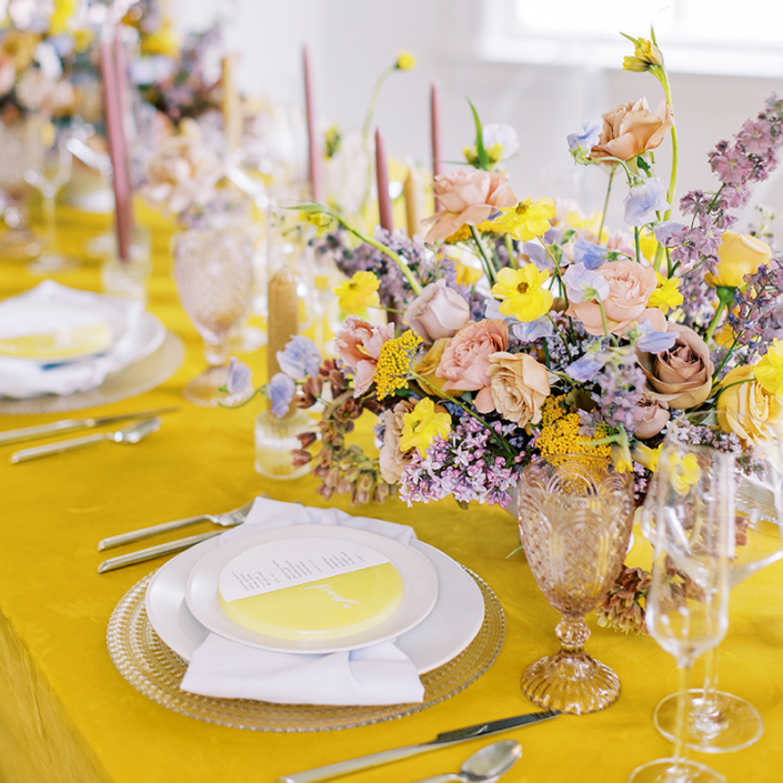 Sunshine Velvet | Linen Rentals | Premiere Events