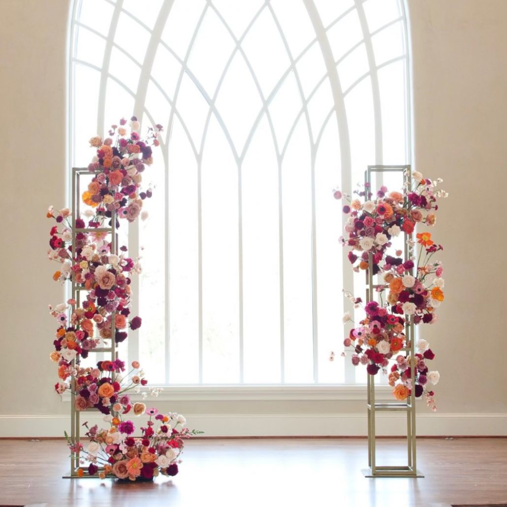 Gold Square Arch | Event Decor Rentals | Premiere Events