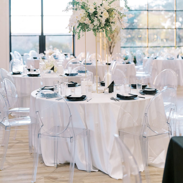 White Matte Satin | Linen Rentals | Premiere Events