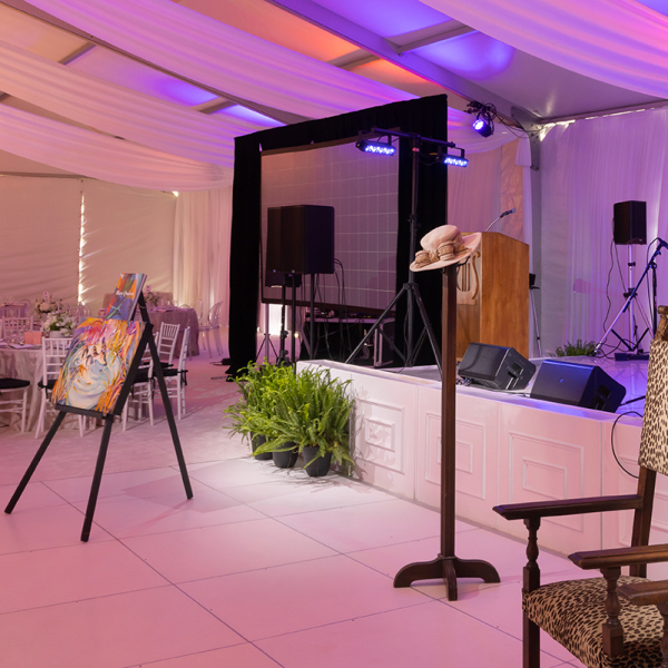 Matte White Dance Floor, 3' x 3' | Event Rentals | Premiere Events