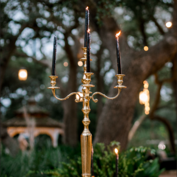 Gold Candelabra, 40" | Event Decor Rentals | Premiere Events