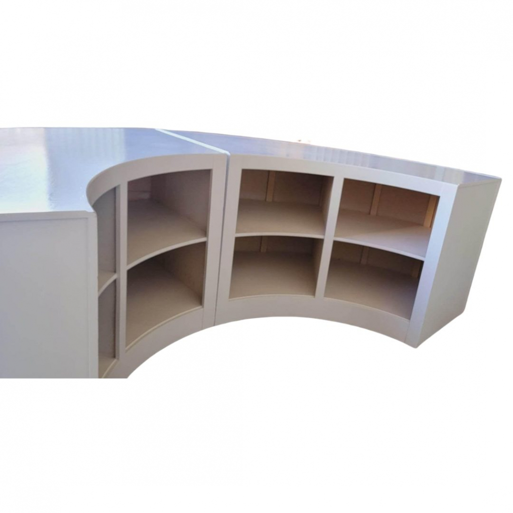 White Circular Bar - Bar & Beverage Rentals - Premiere Events