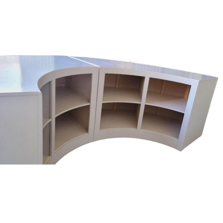 White Circular Bar - Bar & Beverage Rentals - Premiere Events