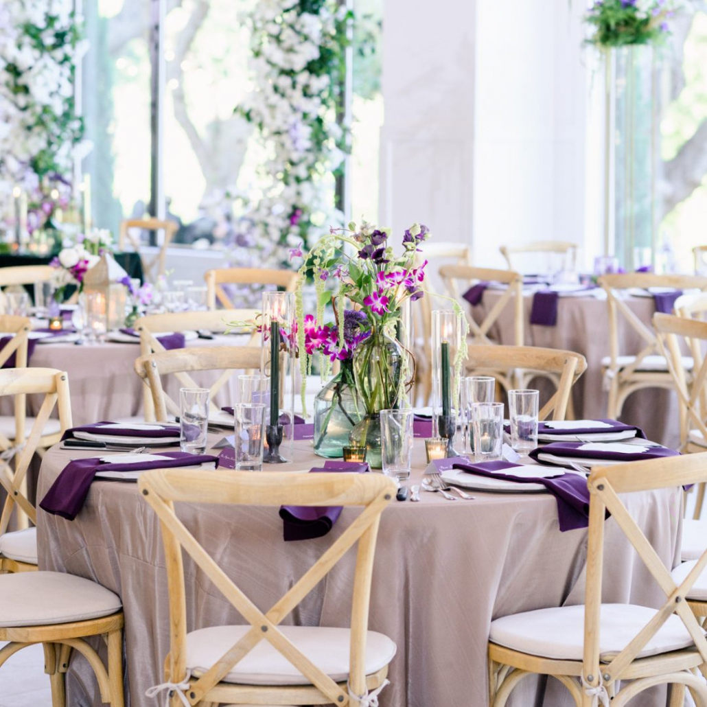 Black Bengaline Linen Rentals | Premiere Events