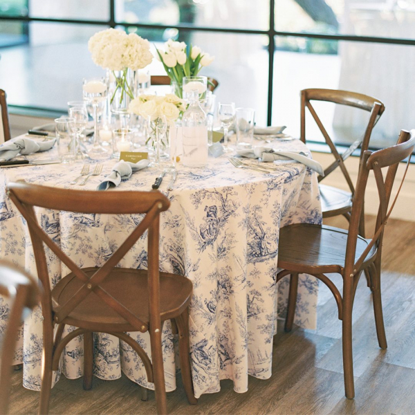 Blue Toile | Linen Rentals | Premiere Events