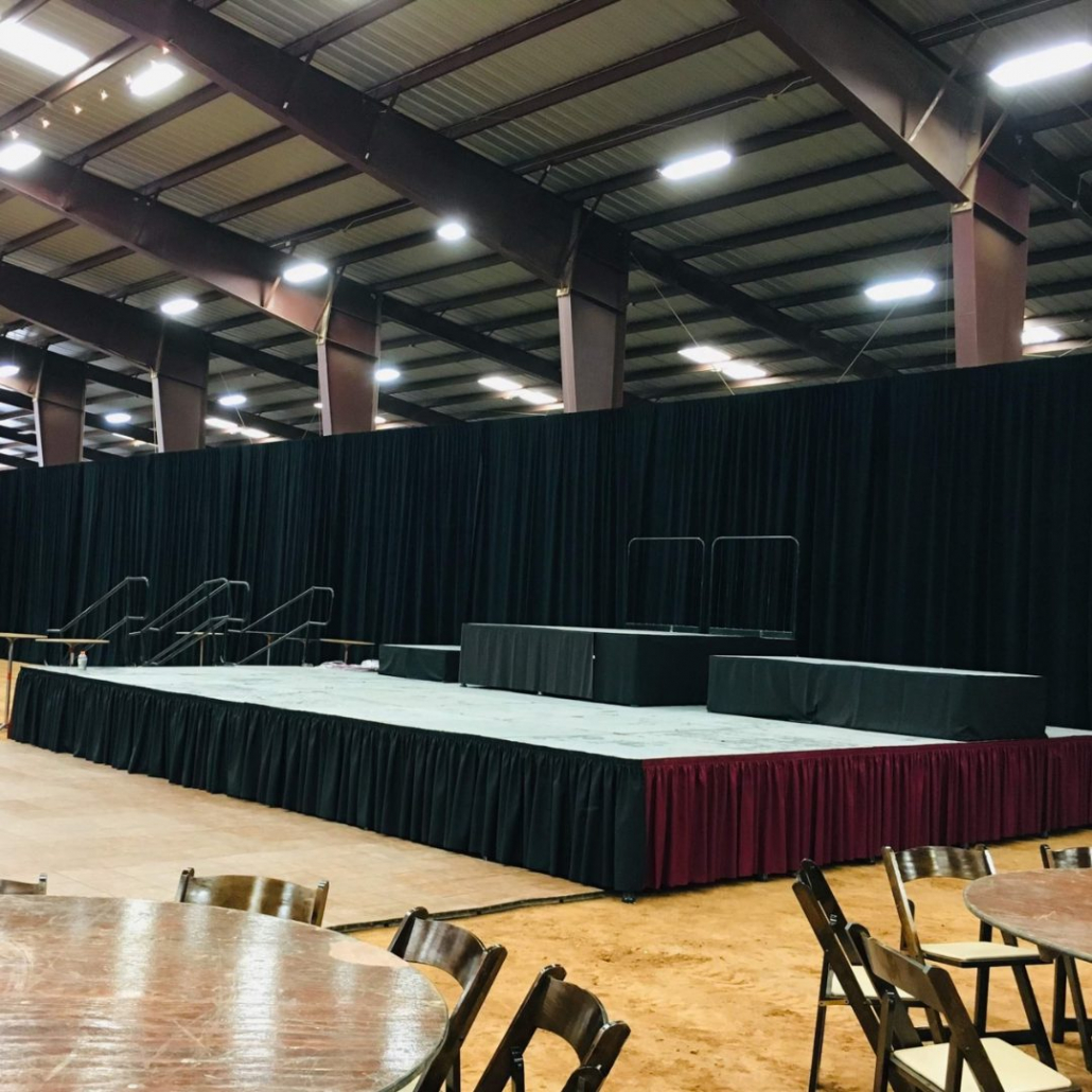 Stage Skirting | Event Rentals | Premiere Events