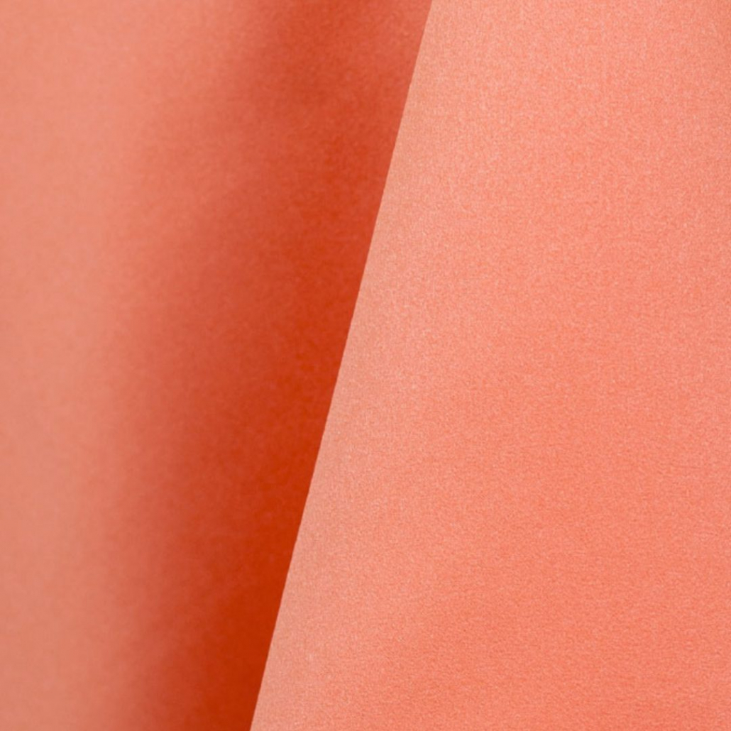 Coral Matte Satin | Linen Rentals | Premiere Events
