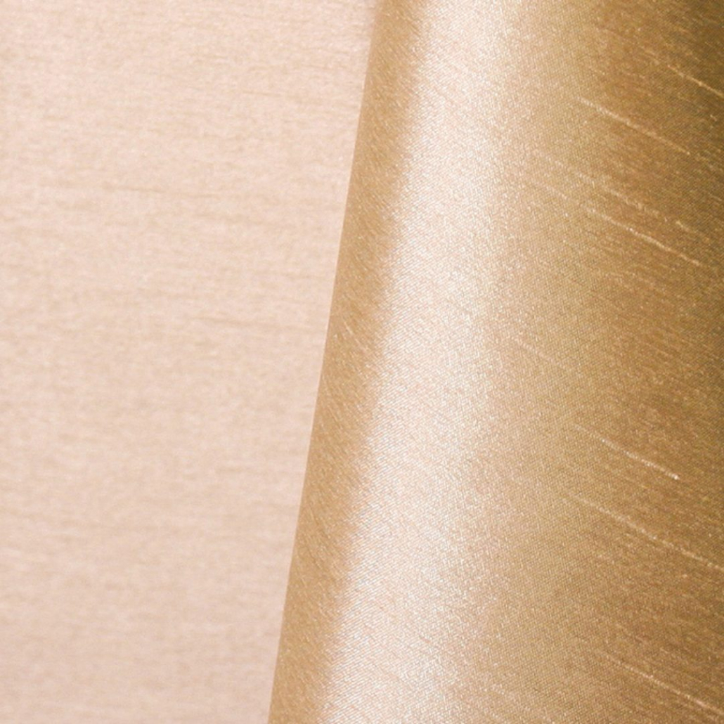 Gold Shantung | Linen Rentals | Premiere Events