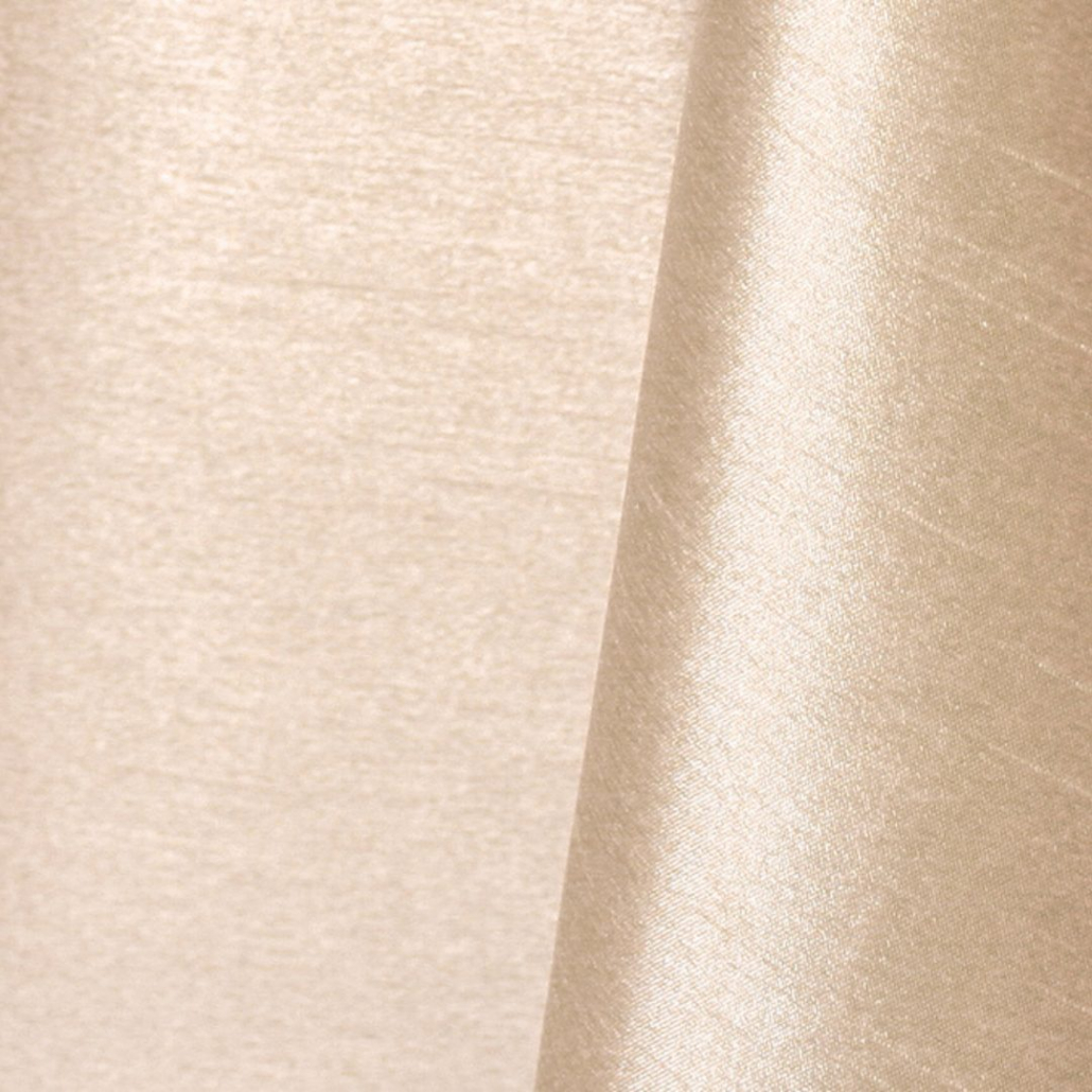 Ivory Shantung | Linen Rentals | Premiere Events