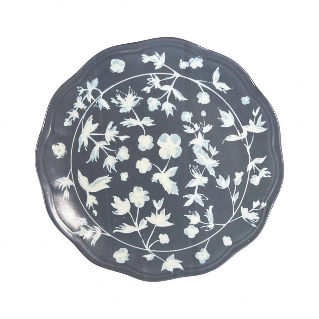 Aria Blue Salad Plate | China Rentals | Premiere Events