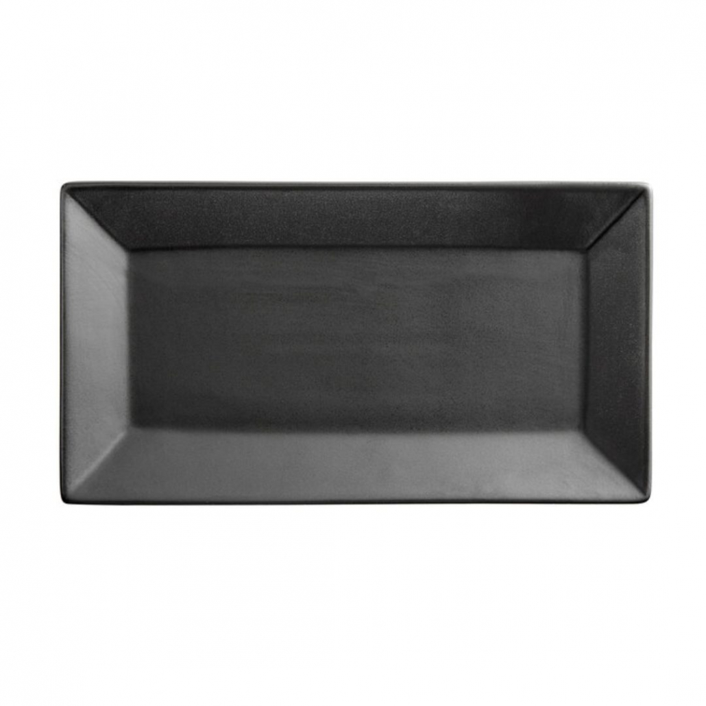 10" x 5.5" Black Platter Rentals | Premiere Events