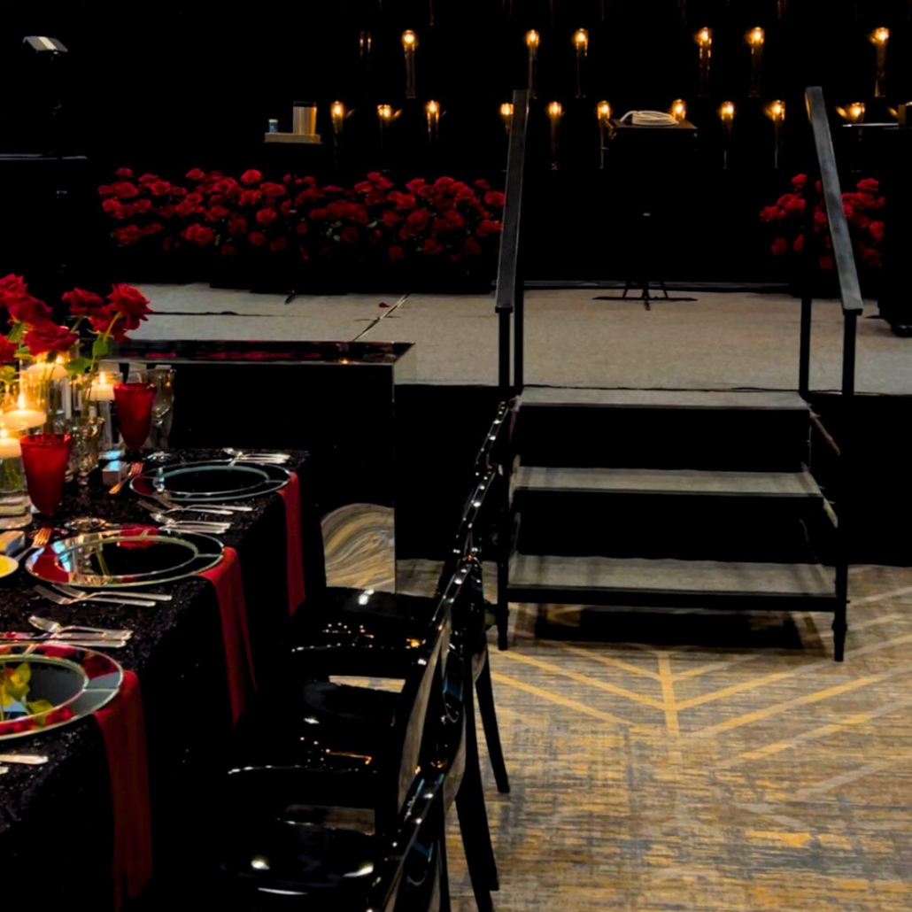 Mirrored Stage Facade | Event Rentals | Premiere Events