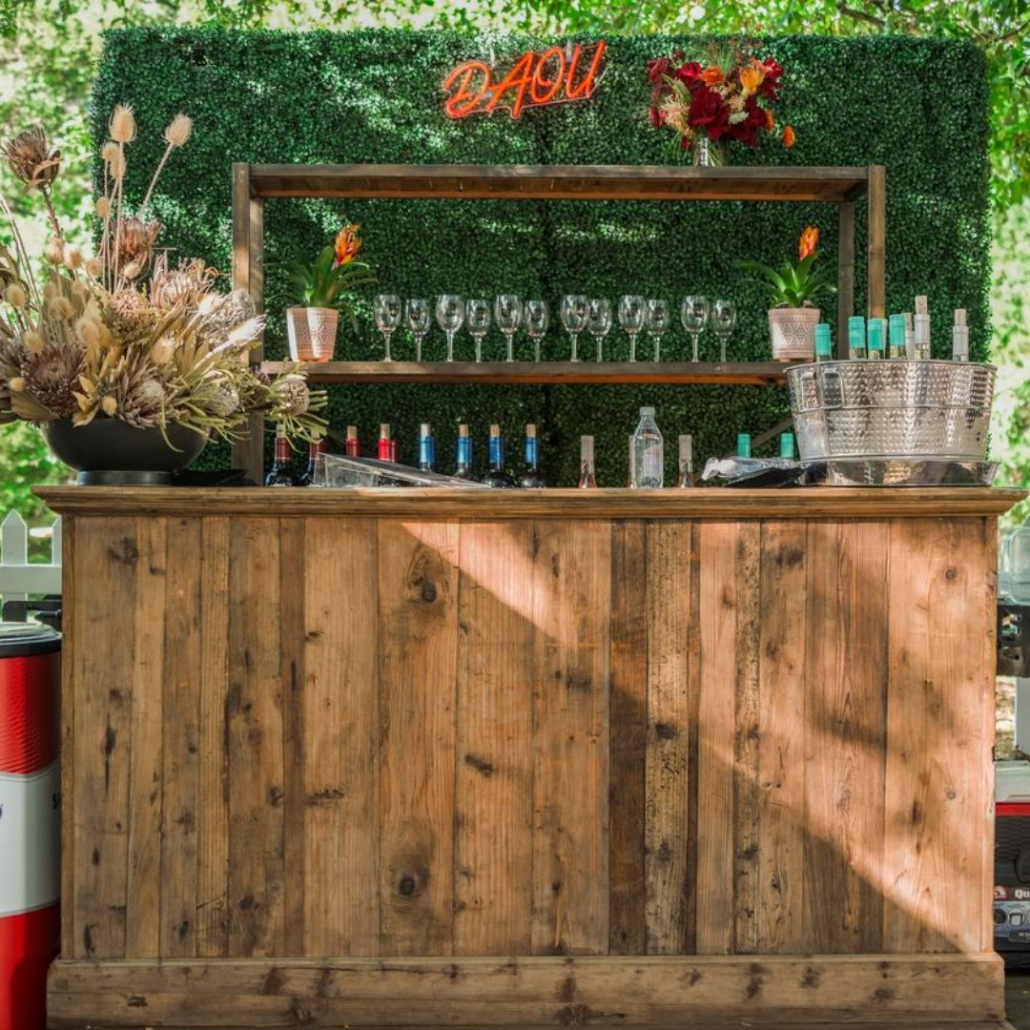 Rustic Bar | Bar & Beverage Rentals | Premiere Events