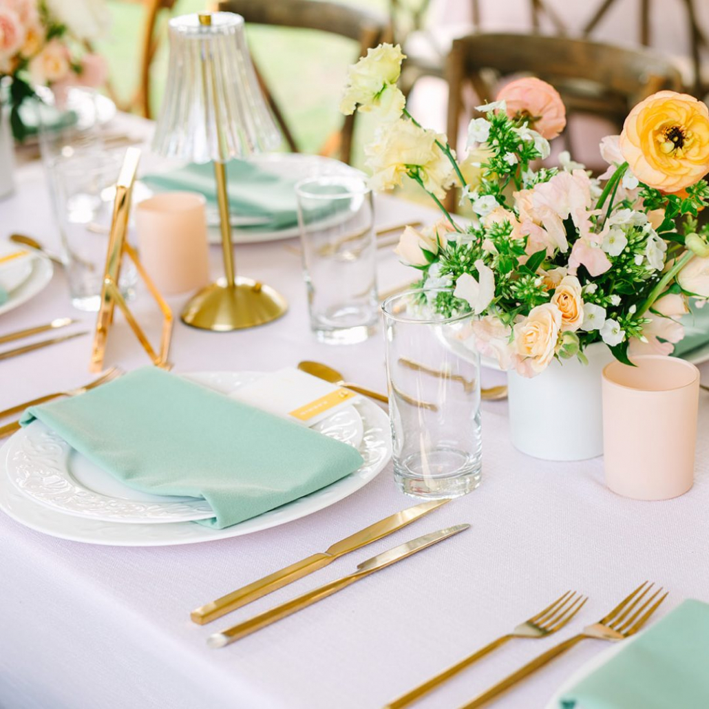 Celadon Cottonique | Linen Rentals | Premiere Events