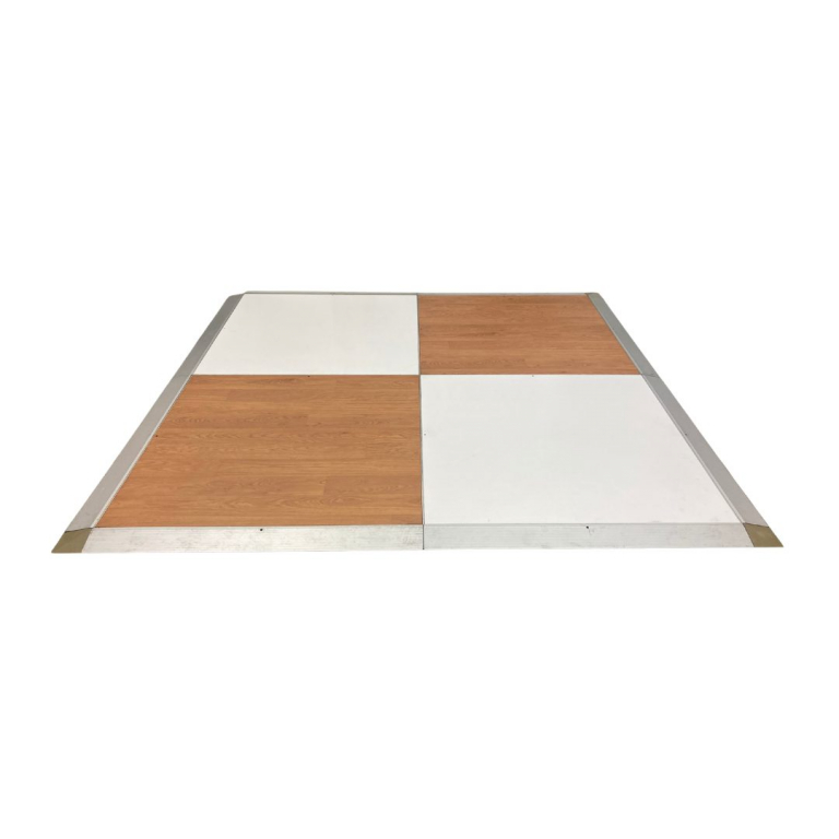 Wood & Acrylic White Dance Floor, 4' x 4' *Indoor Only* Rentals ...