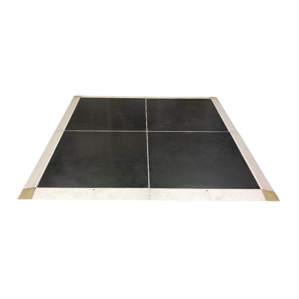 Matte Black Dance Floor, 3' x 3' | Event Rentals | Premiere Events