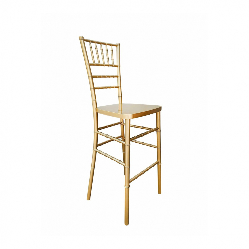 Gold Chiavari Bar Stool | Chair Rentals | Premiere Events