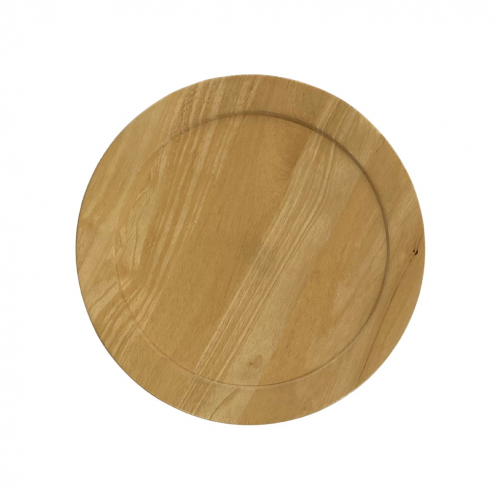 Wood Slice Charger | Charger Rentals | Premiere Events